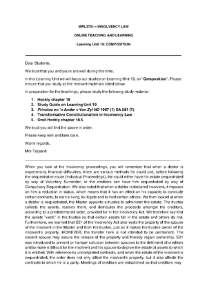 MRL3701 Assignment 1 Semester 1 2025 - MRL ASSIGNMENT DUE 25 MARCH Question 1 With the above in ...