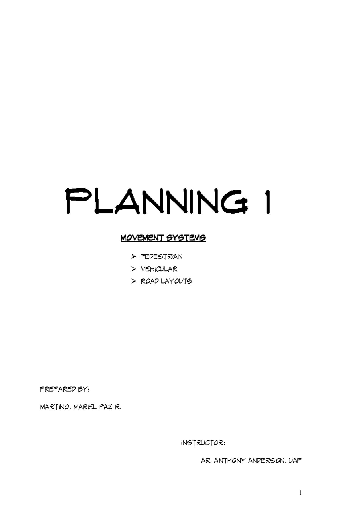 Movement Systems in Architecture: Planning, Design & Guidelines (ARCH ...
