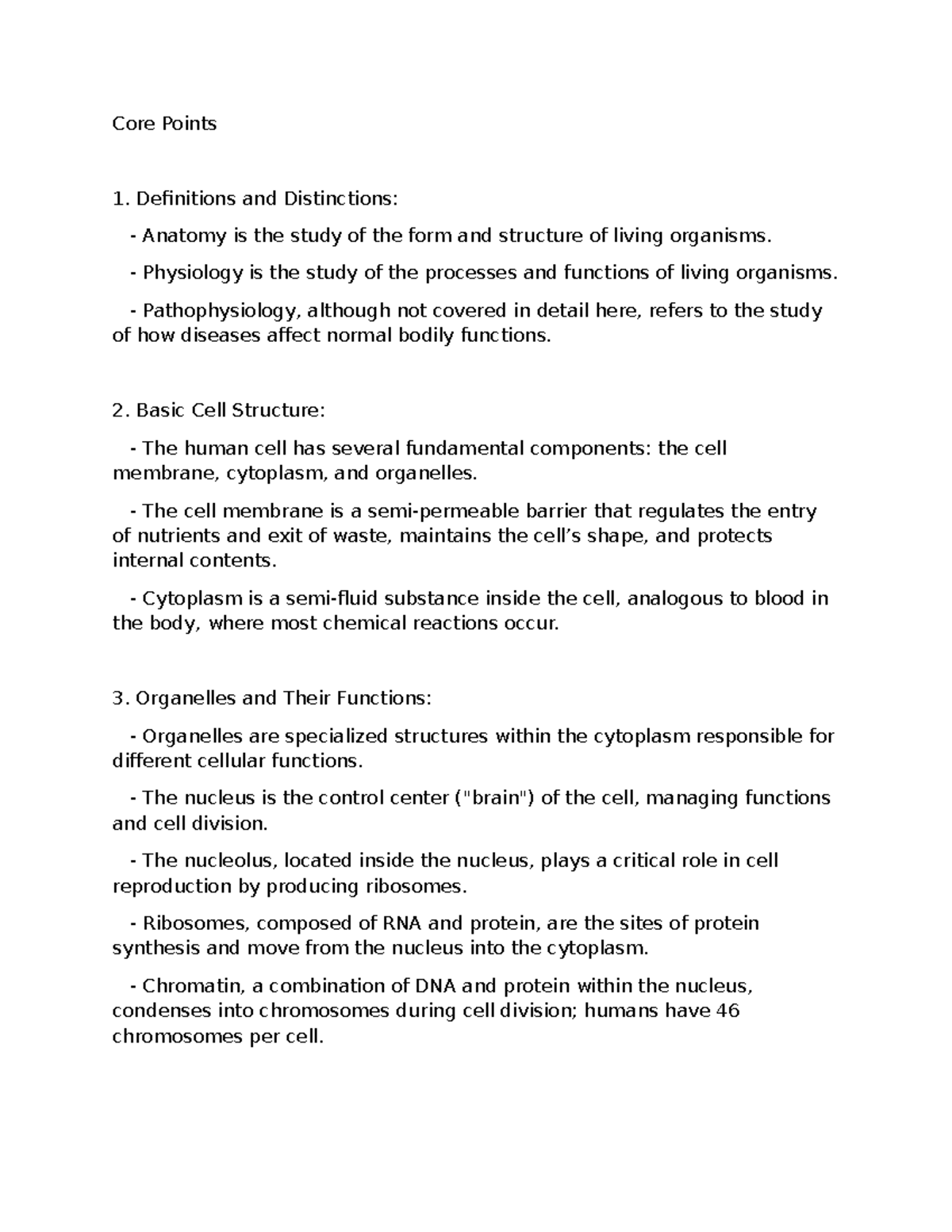 AP CH3: Key Concepts in Cell Structure and Function - Studocu