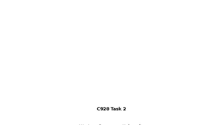 C928 Task 2: Analyzing Capital and Operating Budgets for Sparkit - Studocu