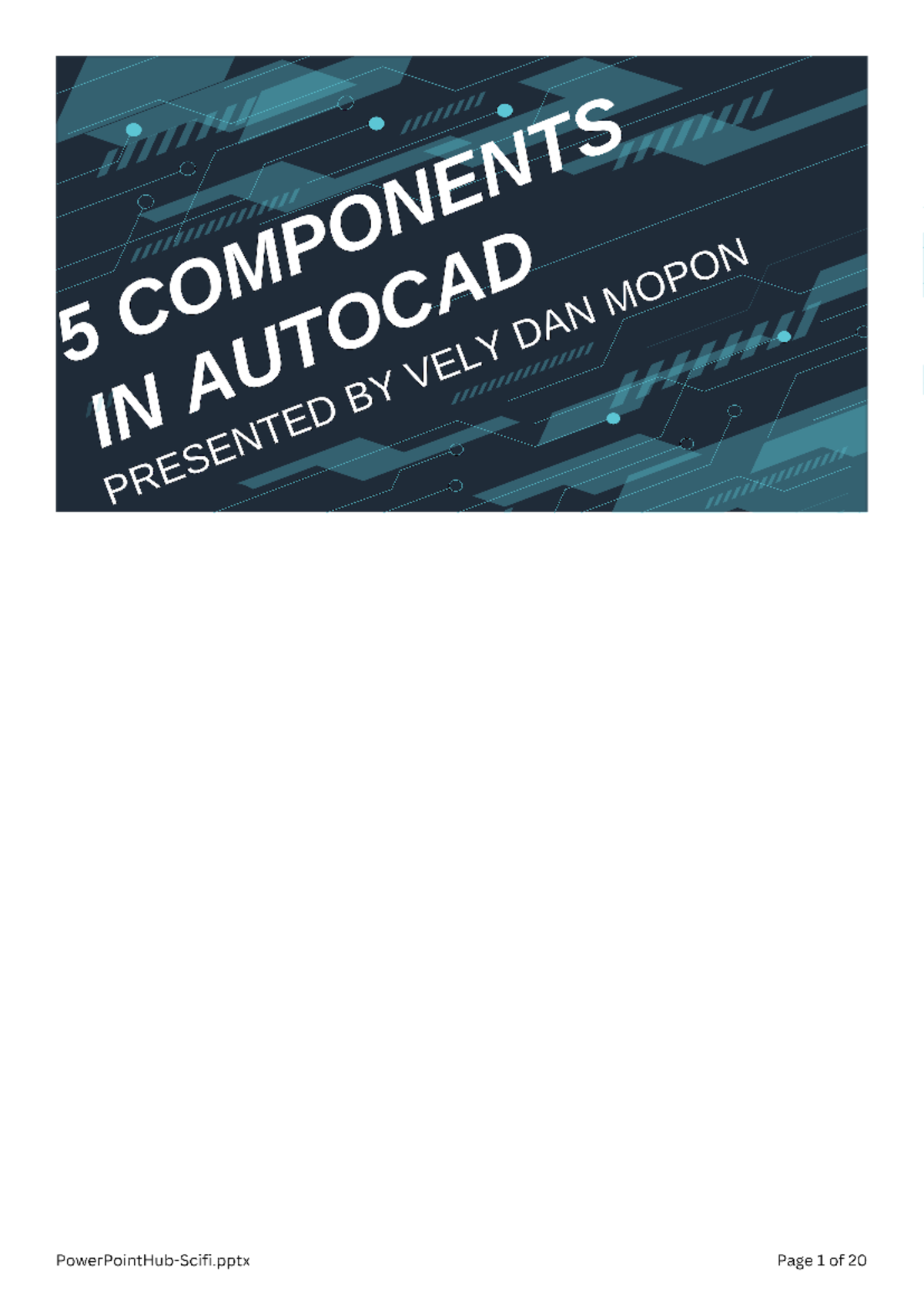 CAD 101: Components and Quiz on AutoCAD Techniques - Studocu