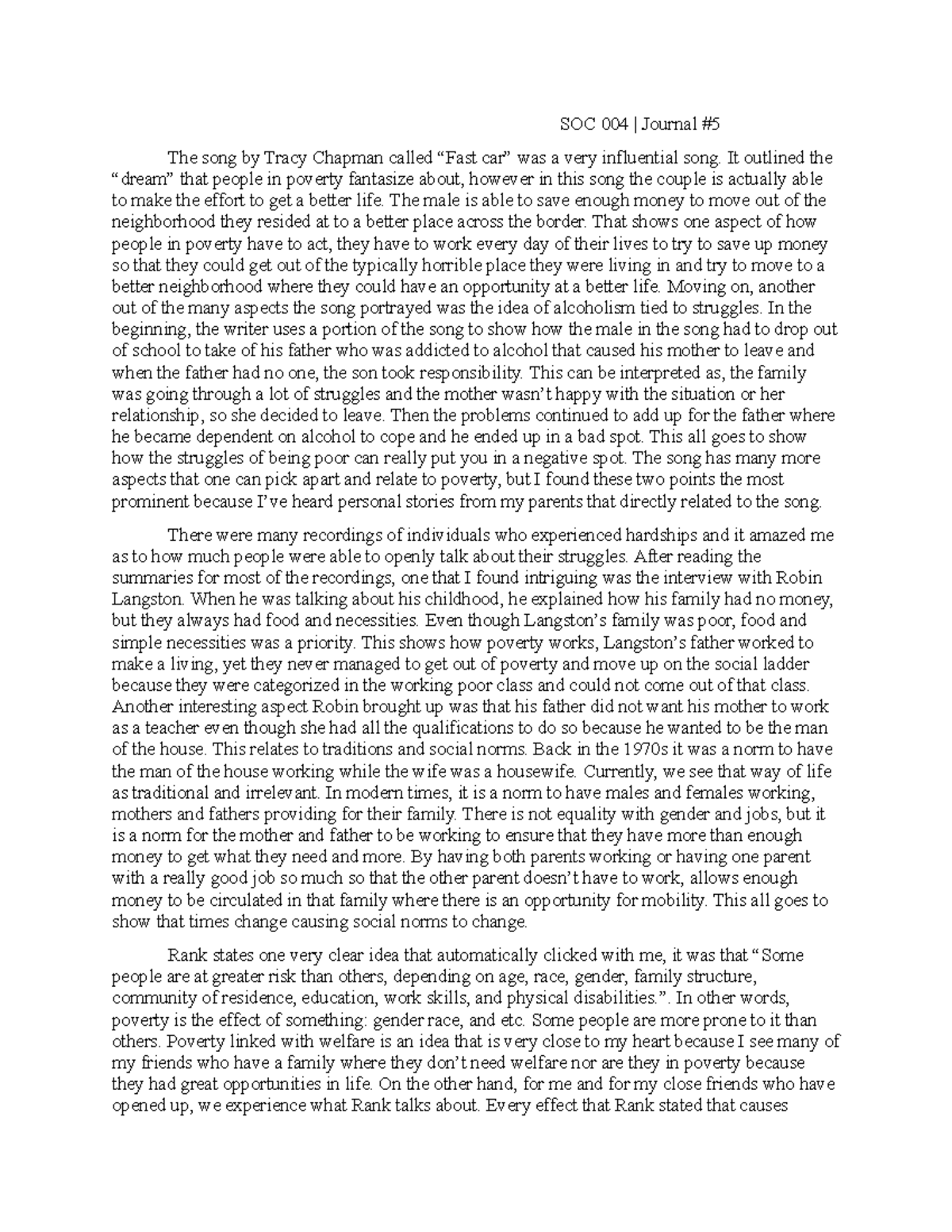 201-10-24 SOC Fieldnotes - SOC 004 | Journal # The song by Tracy ...