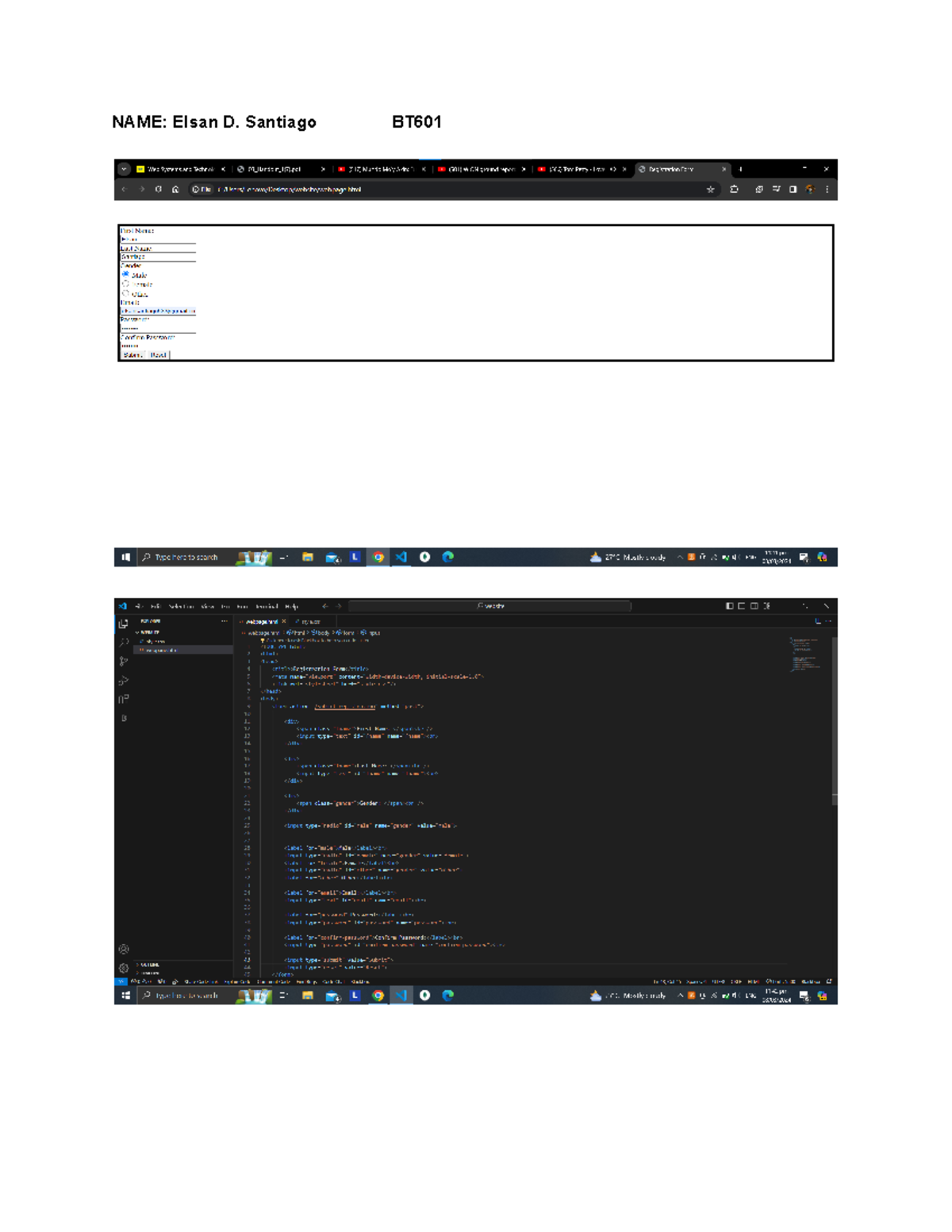 02LAB: Elsan D. Santiago BT Lab Report Summary - Studocu