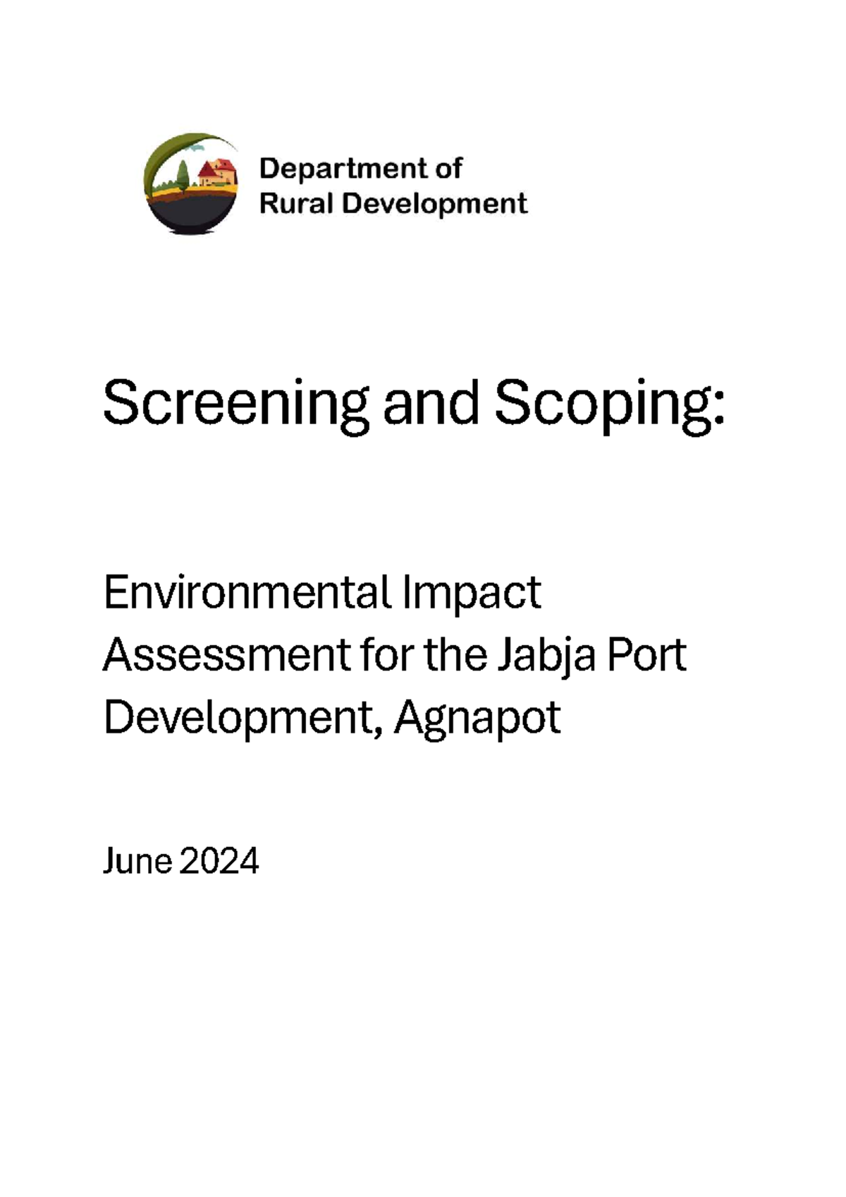 EIA Scoping Requirements for Jabja Port Development (JPA) - Studocu
