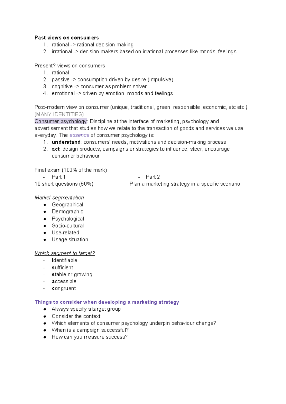 Consumer Psychology: Insights on Rational and Irrational Decision ...