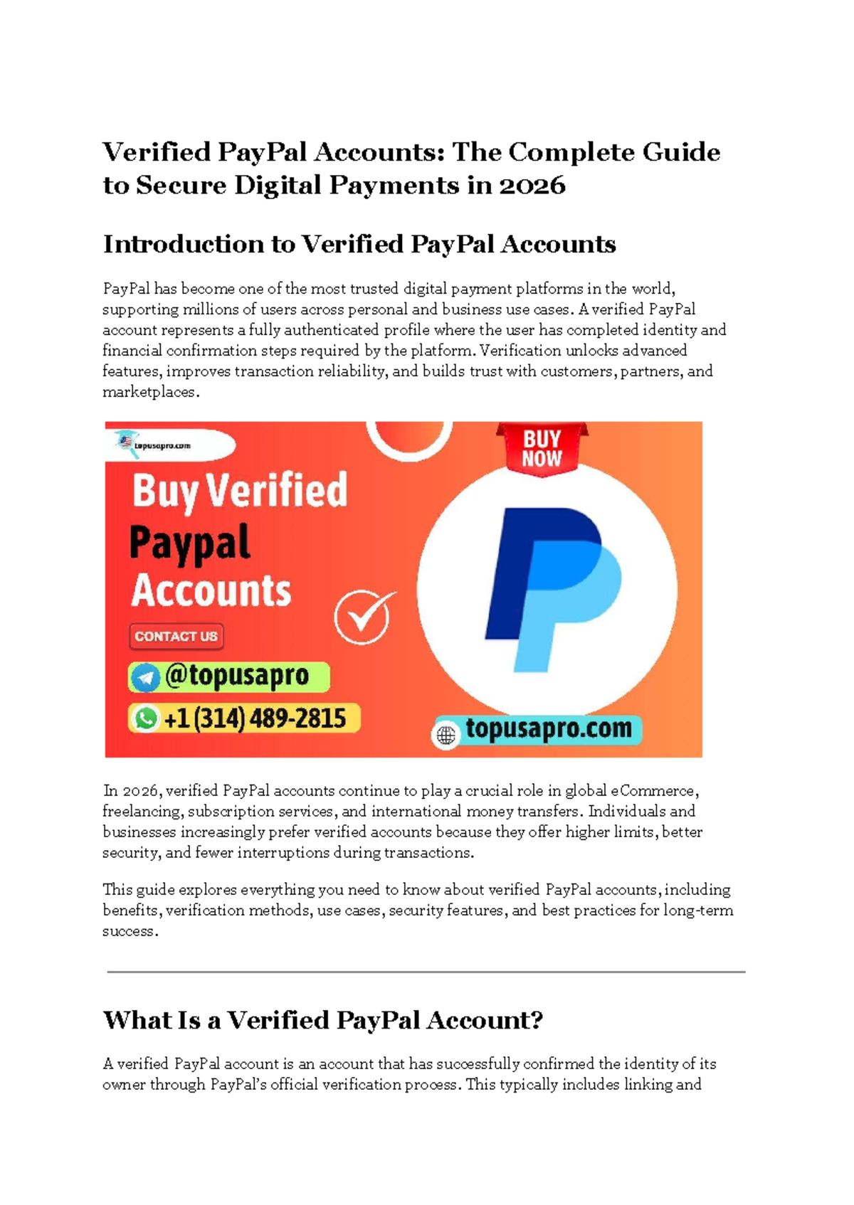 How to Verify PayPal Accounts: Complete Setup & Features Guide - Studocu