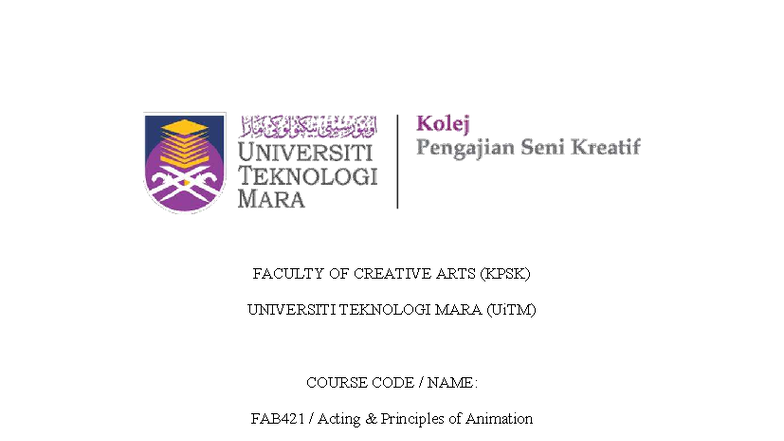 FAB421 Bouncing Ball Animation Assignment Report - CAFF239 - Studocu