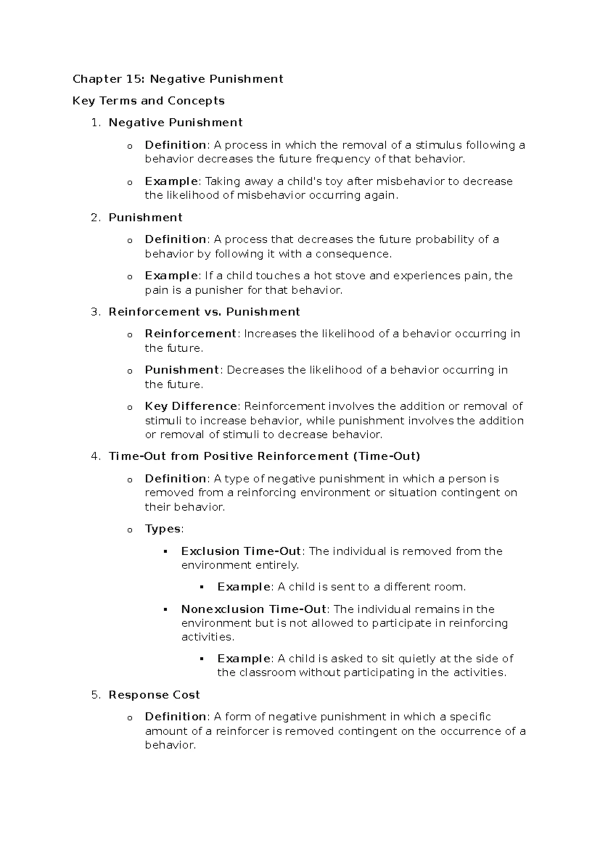 Chapter 13: Overview of Schedules of Reinforcement Types and Uses - Studocu