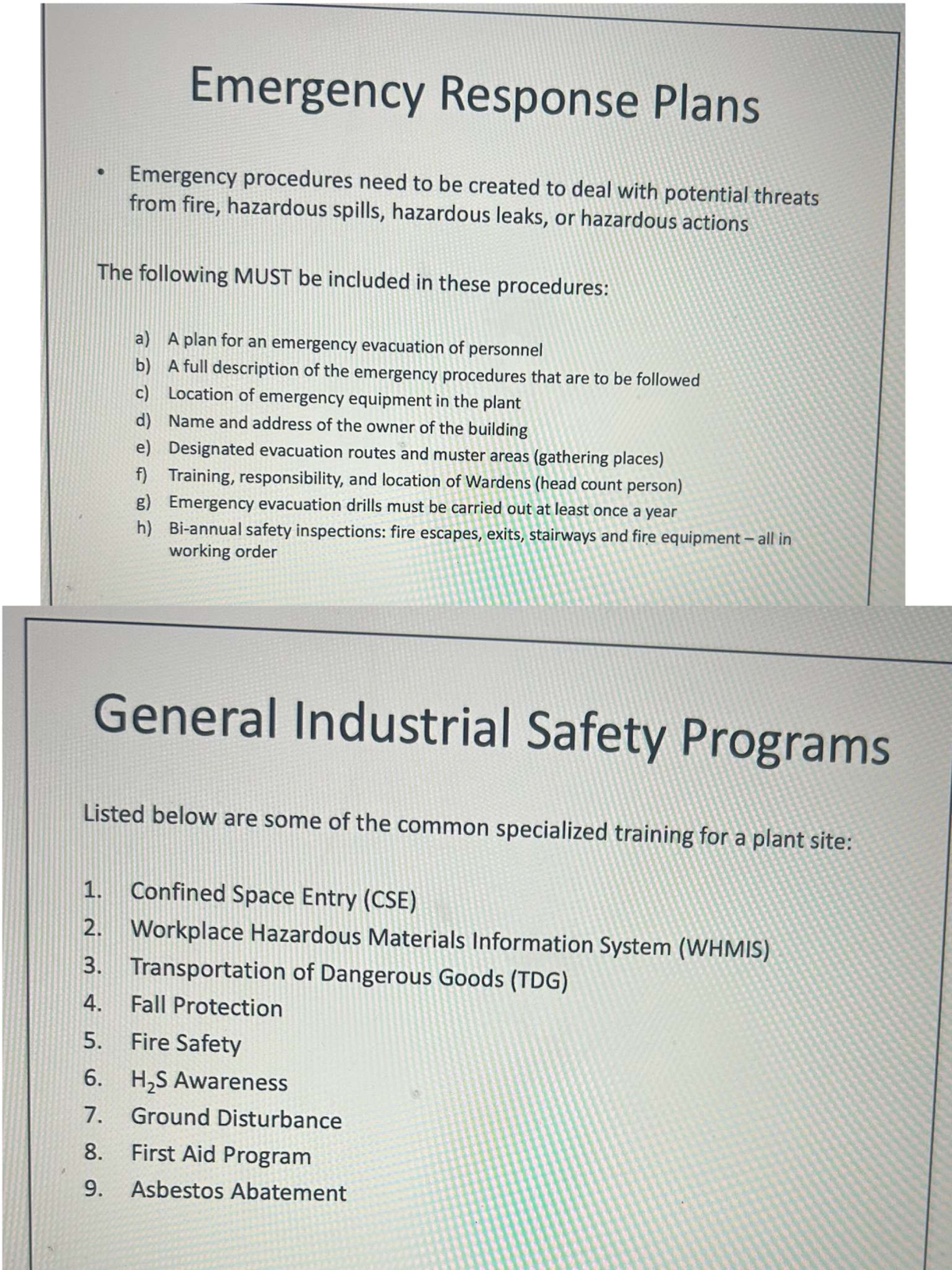 Final Exam Study Guide for Course Code XYZ123: Emergency Response Plans ...