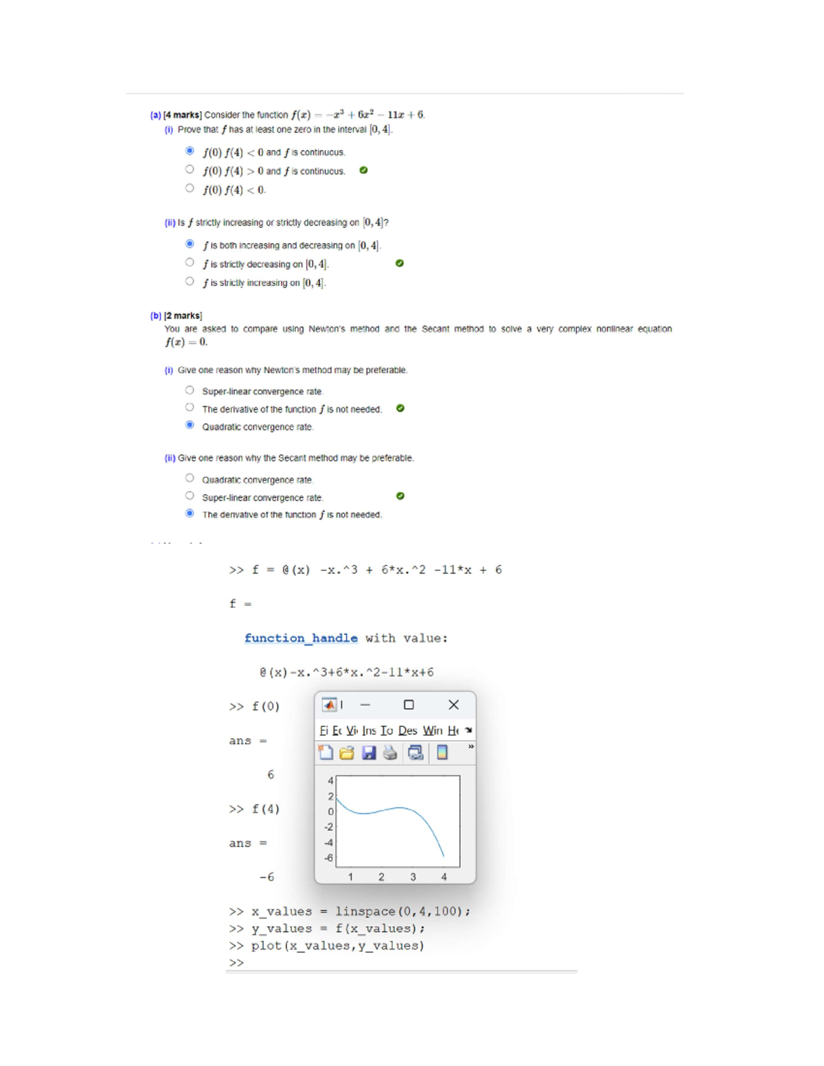 Test 2 Prep - Numerical Methods Test 2 Prep - MATH2089 - Studocu