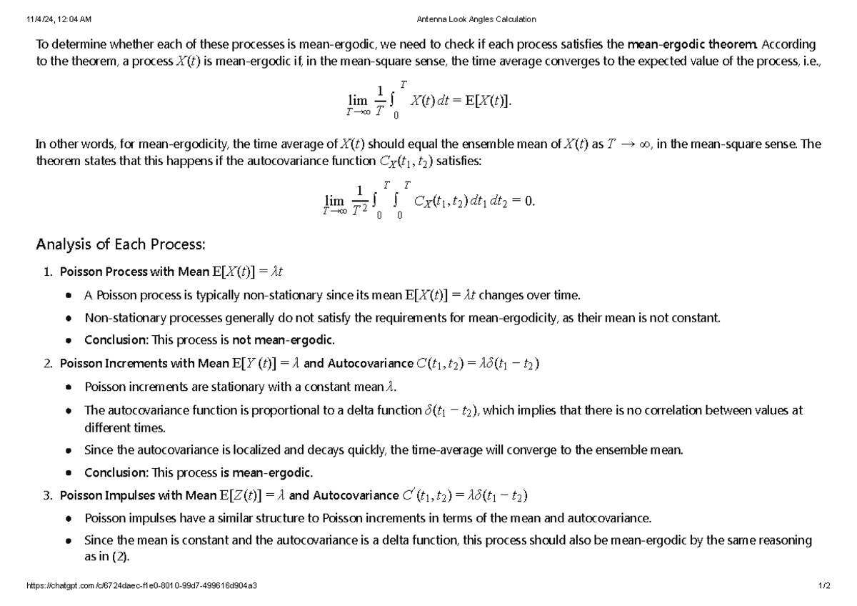 12:04 AM Antenna Look Angles Calculation: Process Analysis and Theorems ...
