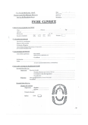26-Indices utilisés en paro - 1. Les indices d'hygiène bucco-dentaire ...