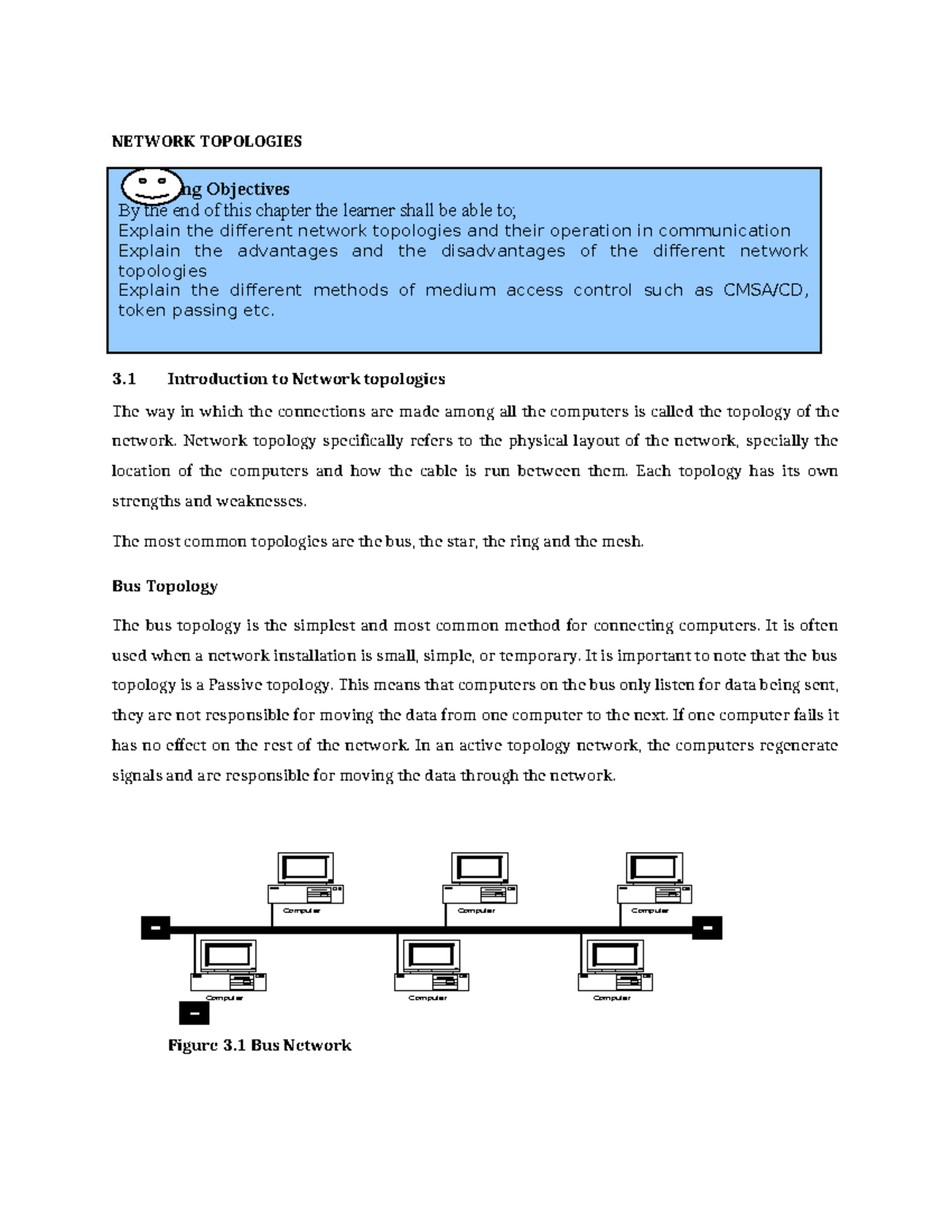 DIT 2202 Chapter 5: Understanding Network Topologies and Access Control ...