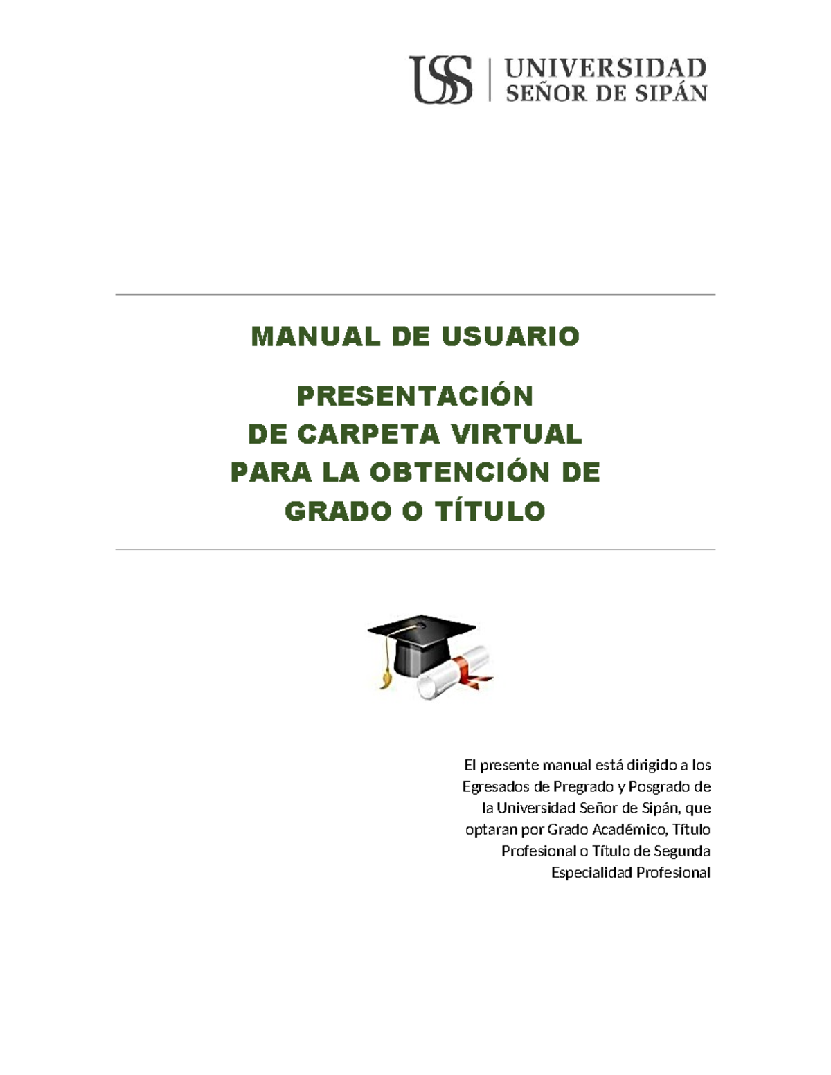 GUIA Carpeta Virtual - El presente manual está dirigido a los Egresados ...