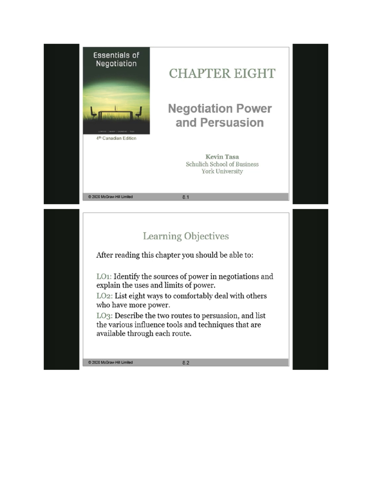 Tips of Negotiation - Essentials of Negotiation CHAPTER EIGHT ...