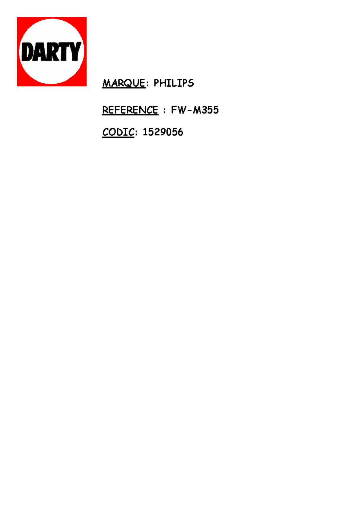 Philips FW-M355 Speaker User Manual (Ref: 1529056) - Studocu