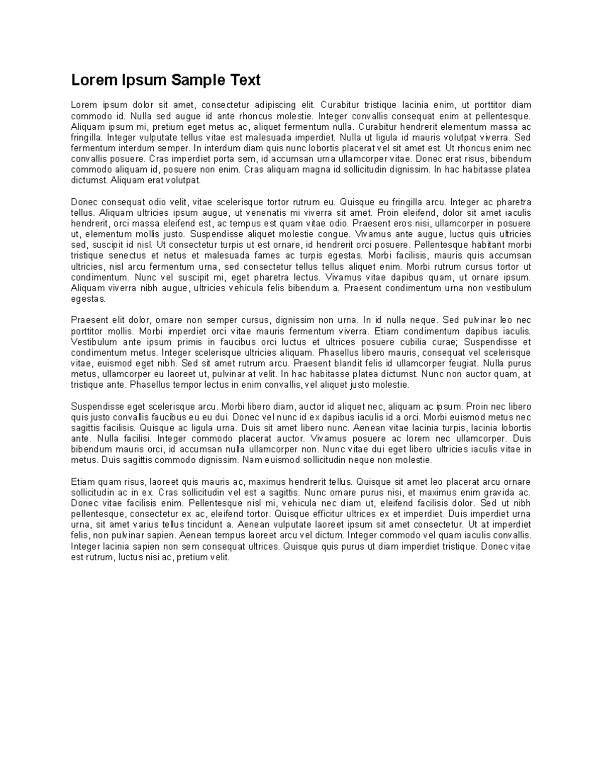 Lorem Ipsum Sample Text: A Study in Latin Literature - Studocu