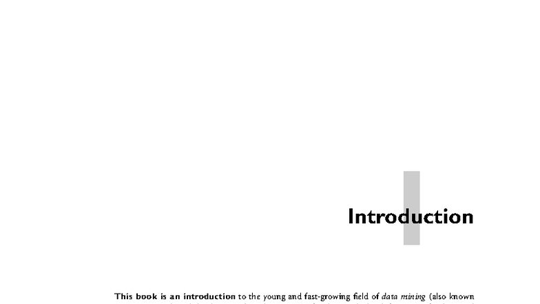 Data Mining (HAN 3:12) - Chapter 1: Introduction and Concepts - Studocu