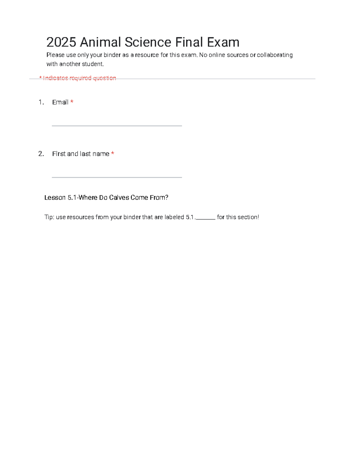 2025 Animal Science Final Exam - Reproductive Systems & Health Topics ...