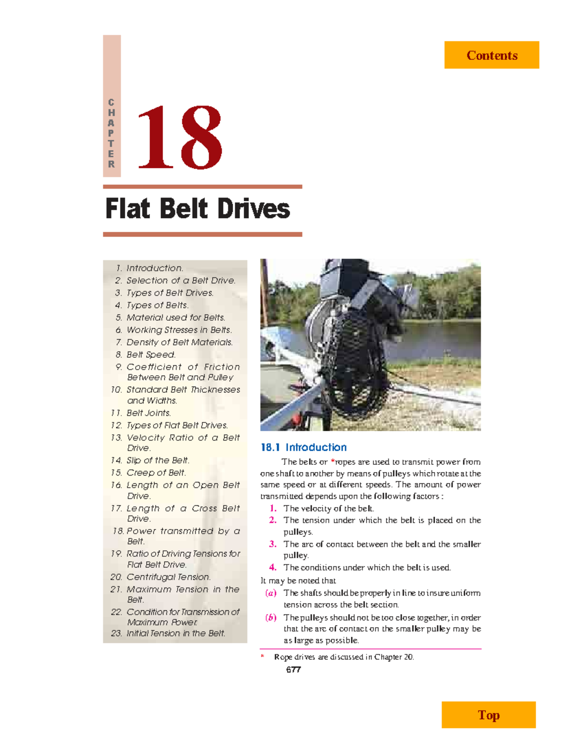 Flat Belt Drives: Chapter 677 Summary Notes and Examples - Studocu
