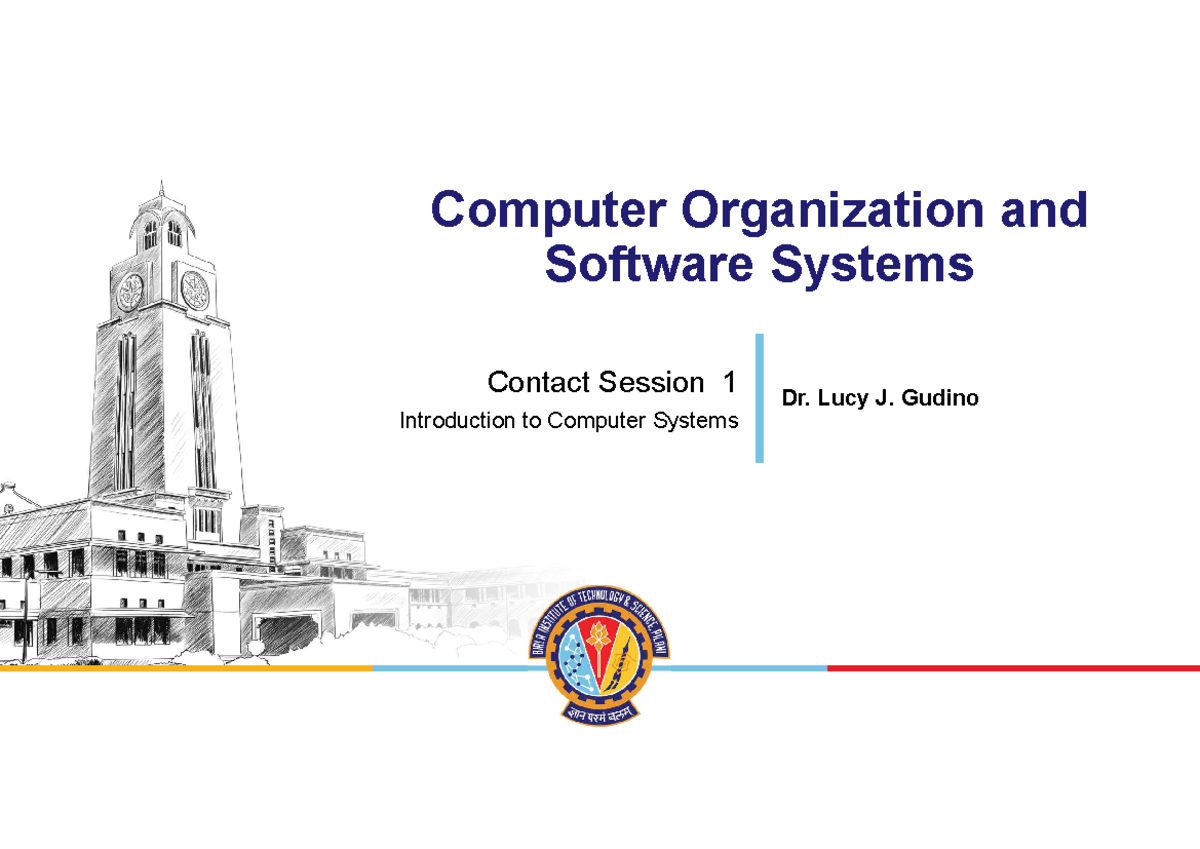 COSS 101: Intro to Computer Systems - Contact Session 1 Notes - Studocu