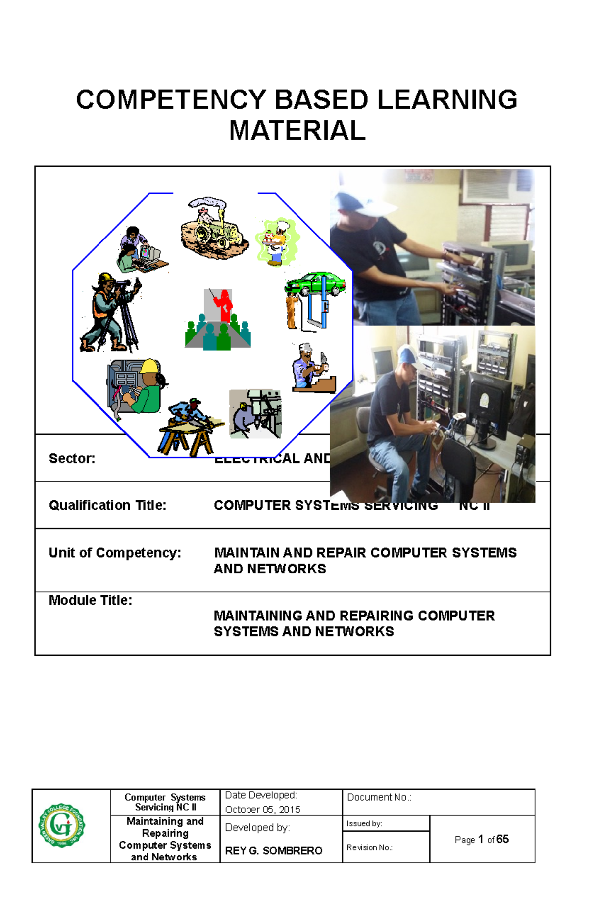 UC 4 Maintain Computer Systems and Networks - COMPETENCY BASED LEARNING MATERIAL Sector ...
