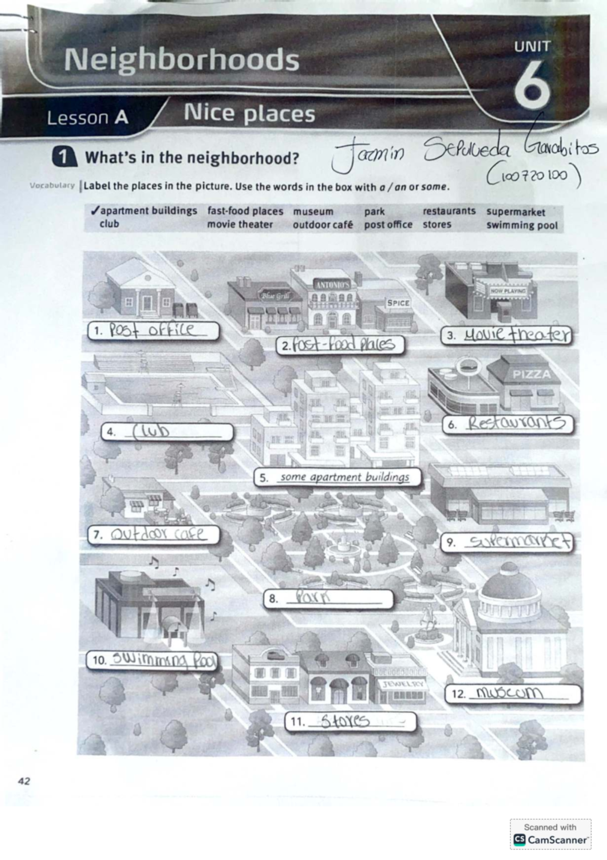 Neighborhoods Unit 6 Lesson A: Exploring Local Places and Vocabulary ...