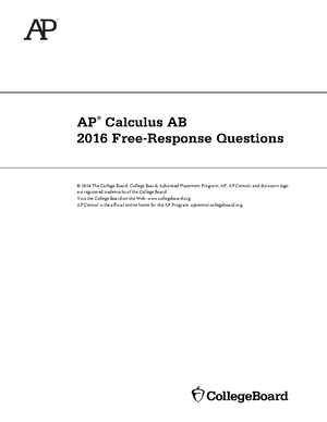 2017 AP Calculus AB Free Response Questions and Scoring Guidelines ...