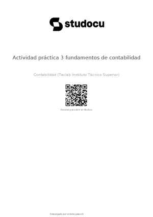 PLAN DE CUENTAS ACTIVO Y PASIVO CORRIENTE - CONTABILIDAD API 1 - Studocu