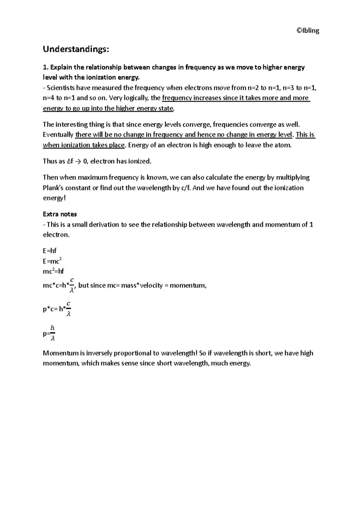 Understanding Ionization Energy Trends: A Study of Frequency and ...