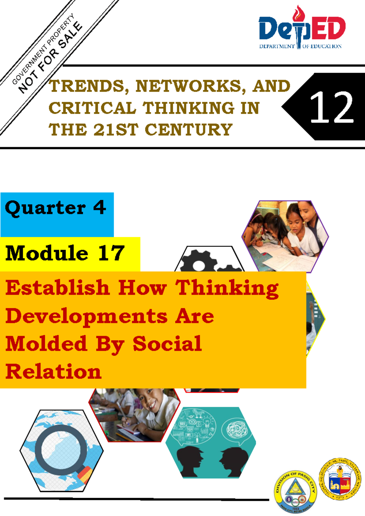 Grade 12 TRENDS, NETWORKS, & CRITICAL THINKING Q4 Module 17 - Studocu