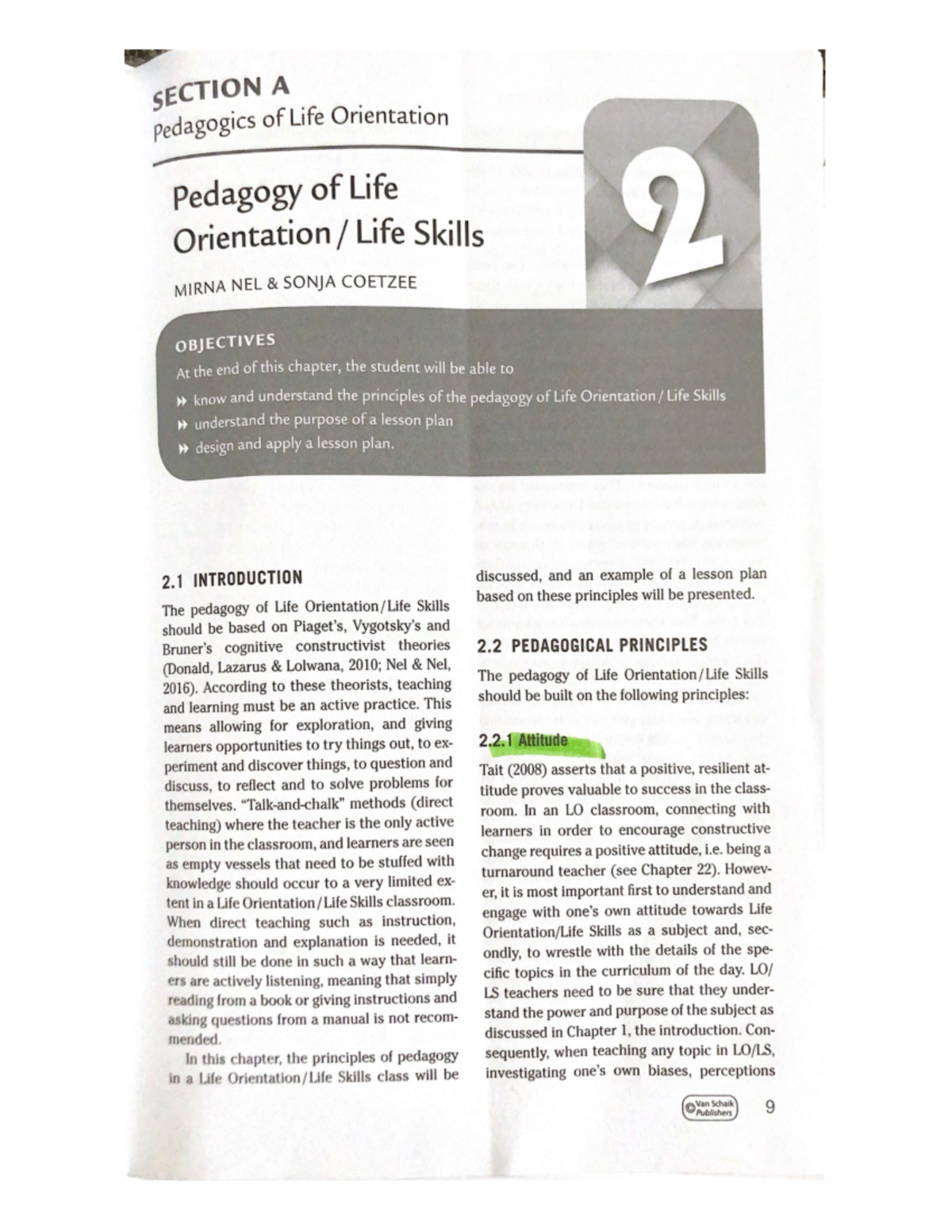 Pedagogical Principles in Life Orientation for Effective Teaching ...