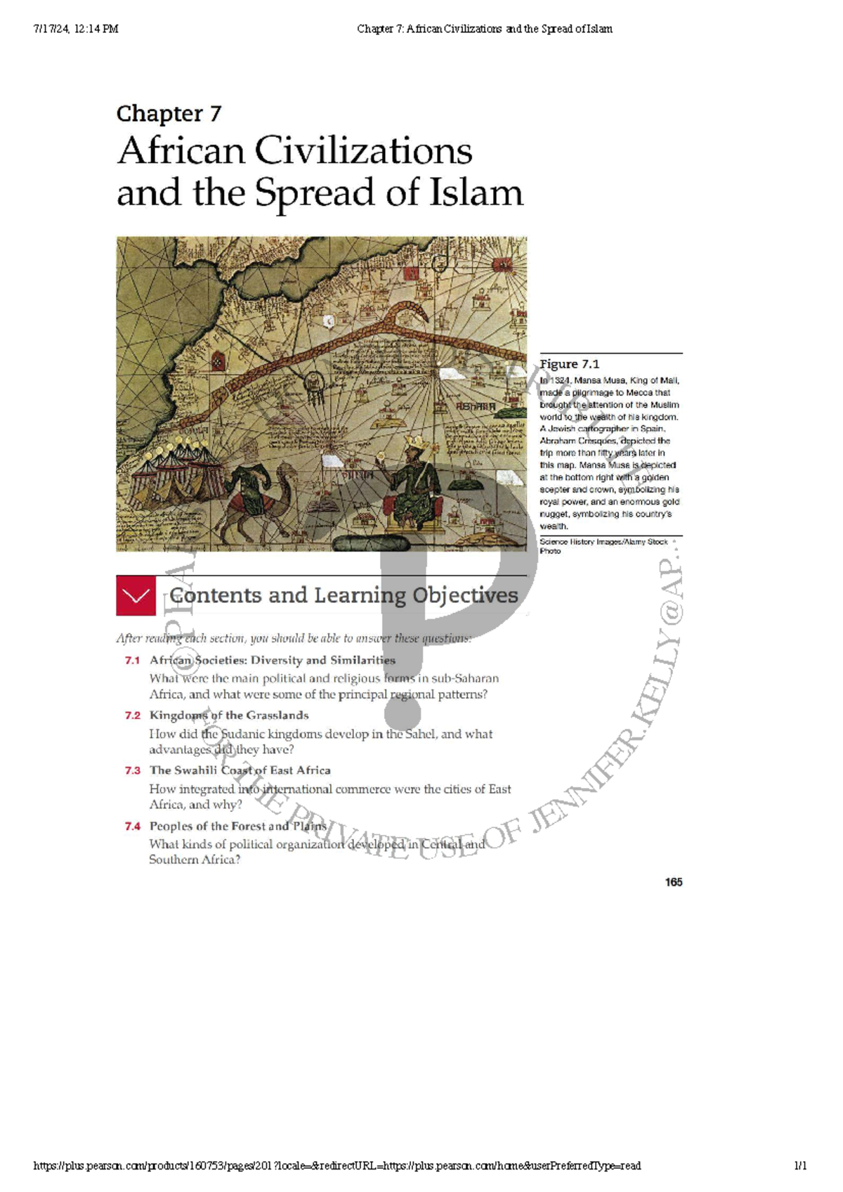 Chapter 7: African Civilizations & the Spread of Islam - Studocu