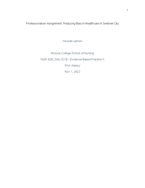 [Solved] Enter Sentinel City and enter and explore the Public Health ...