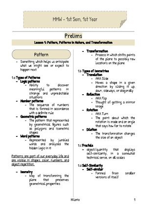 MMW Module 6 - Voting and Apportionment - MATHEMATICS IN THE MODERN WORLD MODULE 6 I. TOPIC ...