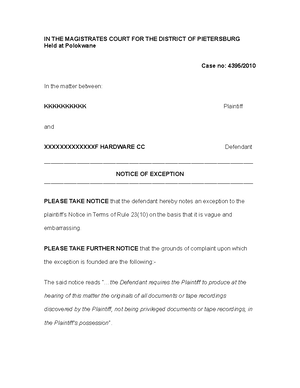 Interdict-Requirements-Procedure & Case Law - Interdict (Requirements ...