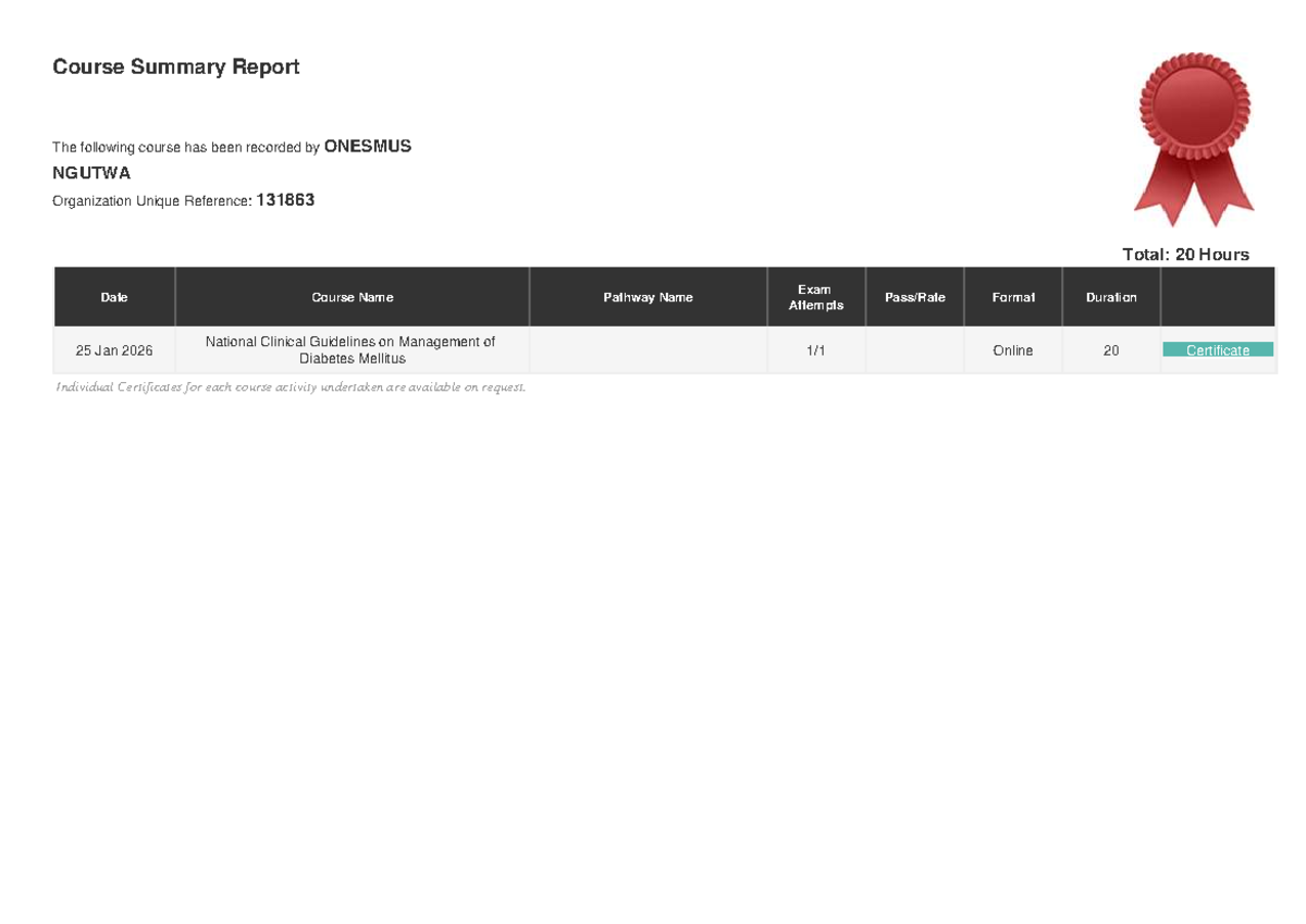 CPDReport - physiology notes - Fundamentals of Nursing - Course Summary ...
