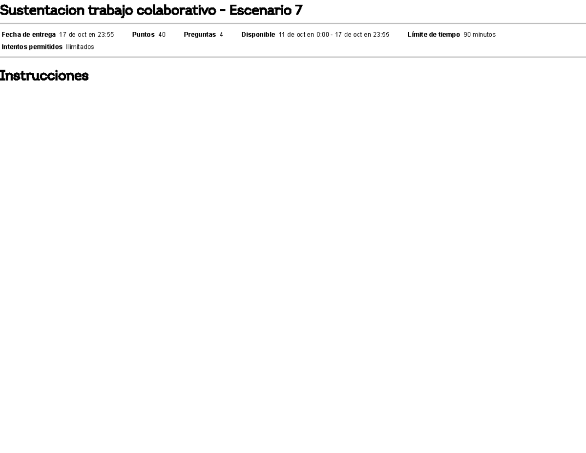Sustentacion trabajo colaborativo - Escenario 7 Segundo Bloque- Ciencias Basicas - Virtual - Studocu