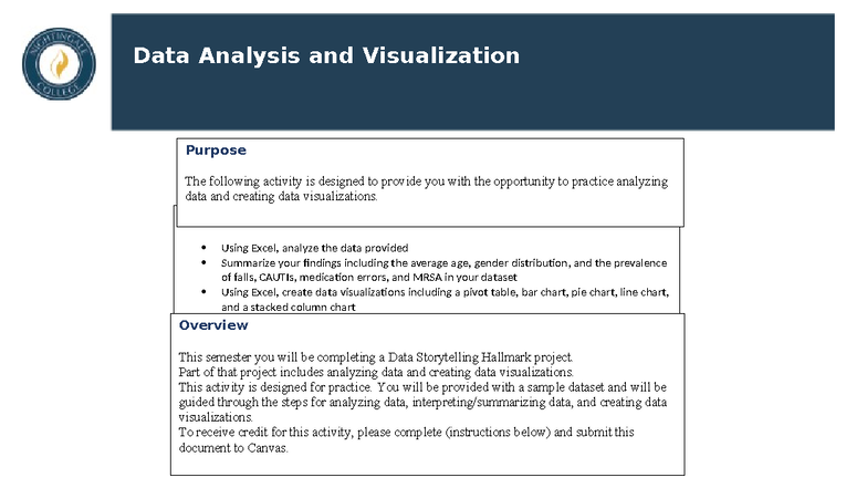 Data Analysis & Visualization Activity (Excel) - Hallmark Project - Studocu