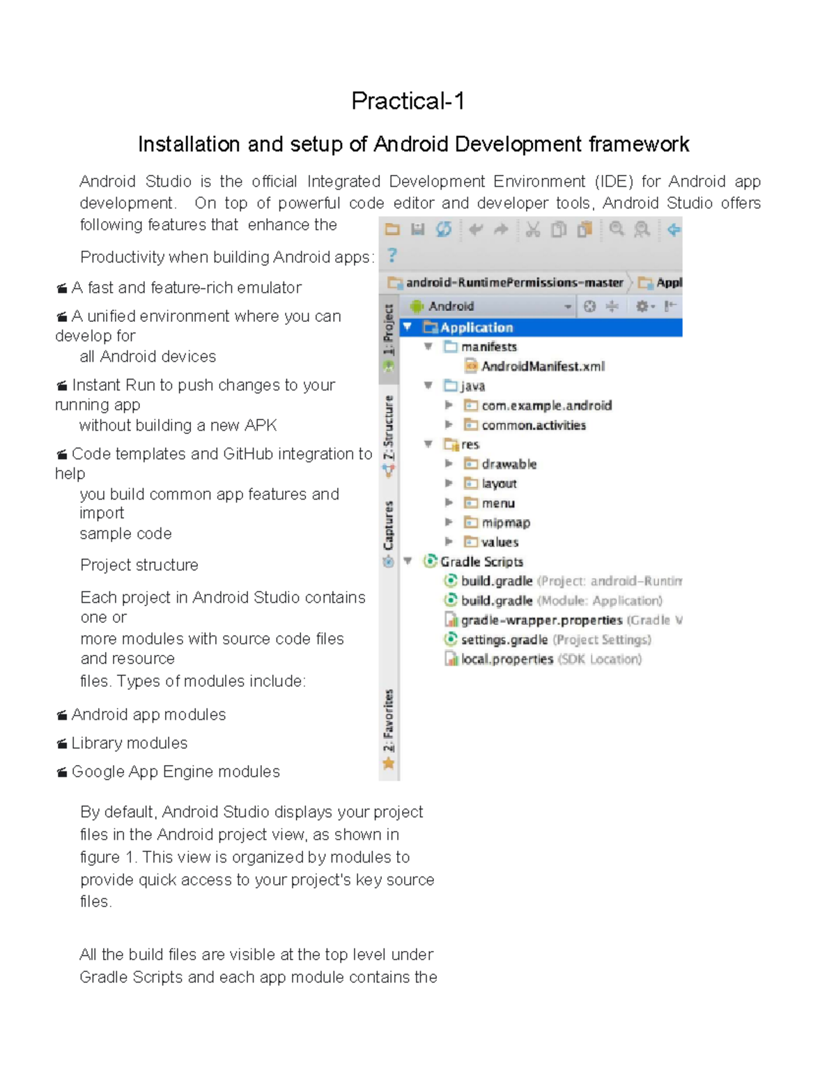 MAD LAB Manual - Practical- Installation and setup of Android Development framework Android ...