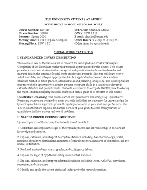 The Role of Statistics in Social Science Research: Concepts ...