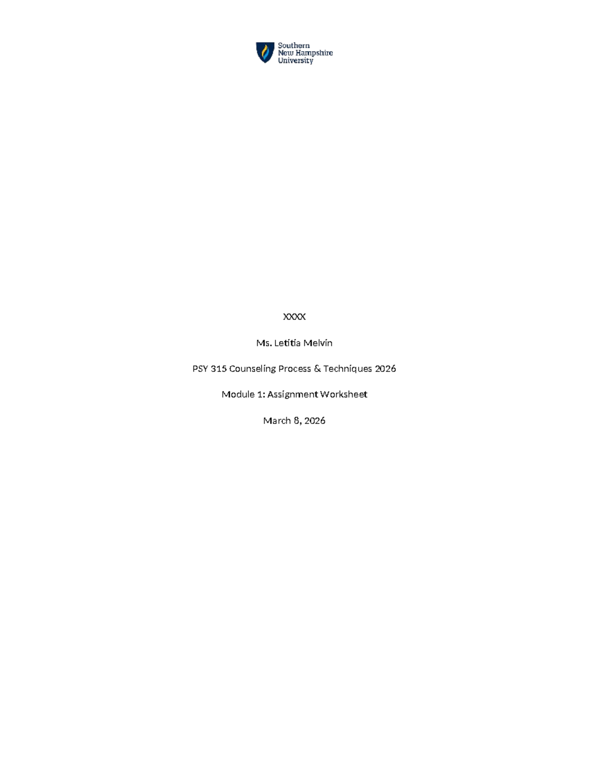 PSY 315 Module 1: Overview of Psychoanalytic & CBT Theories - Studocu