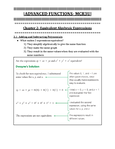 Functions - University Preparation - Grade: 11 - High School - Canada ...