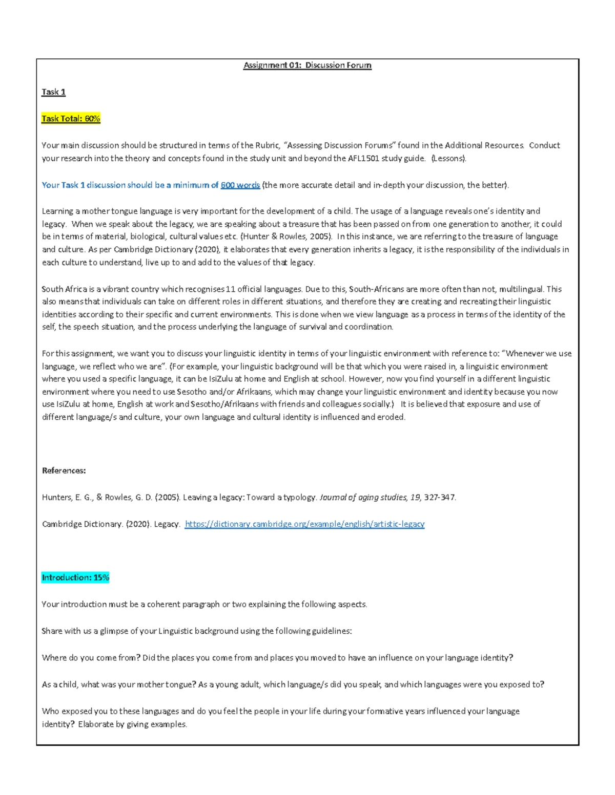 WEEK 3: Izinhlobo Zemisho - Umusho Oqondile, Ombaxa, noMagatsha - Studocu