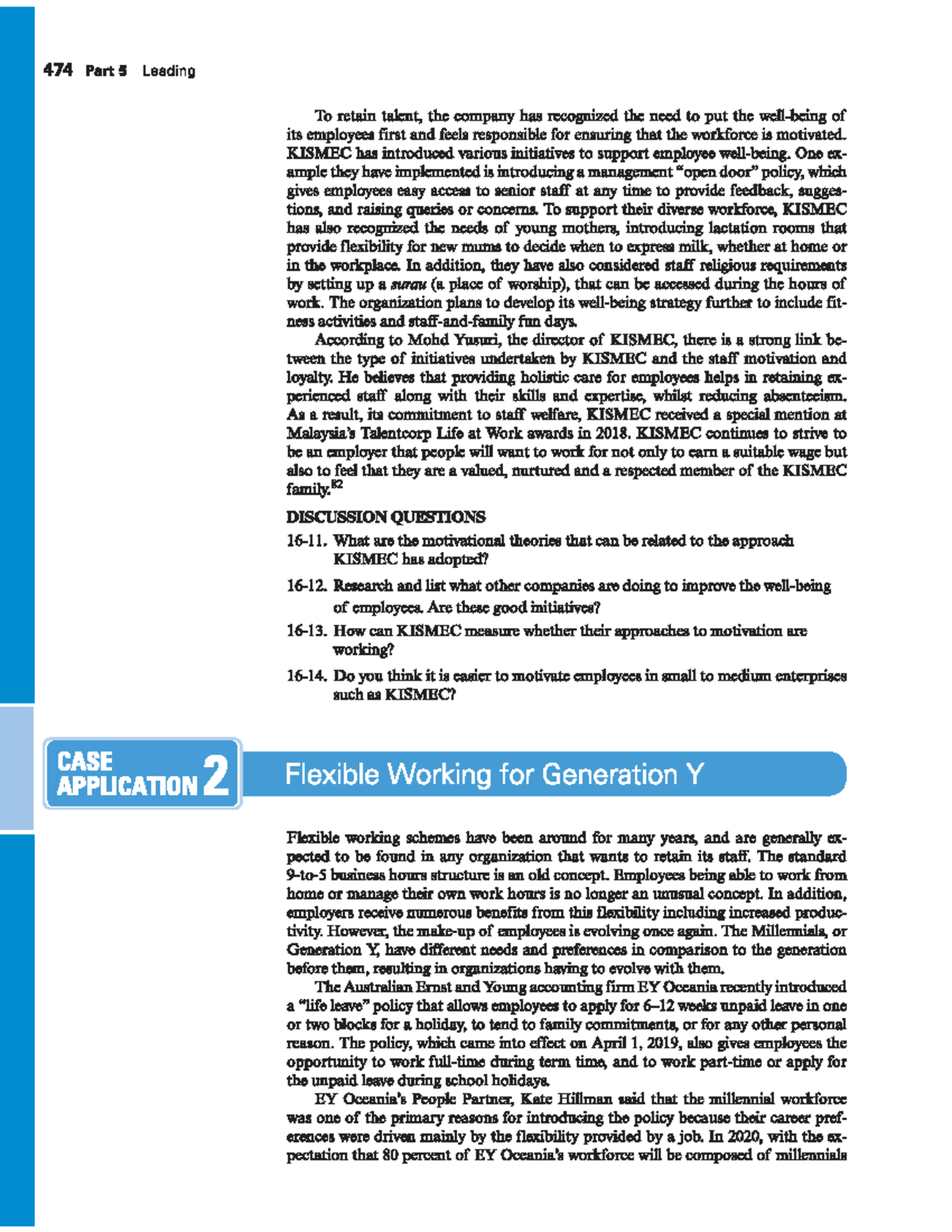 KISMEC Case Study: Employee Retention Strategies and Initiatives - Studocu