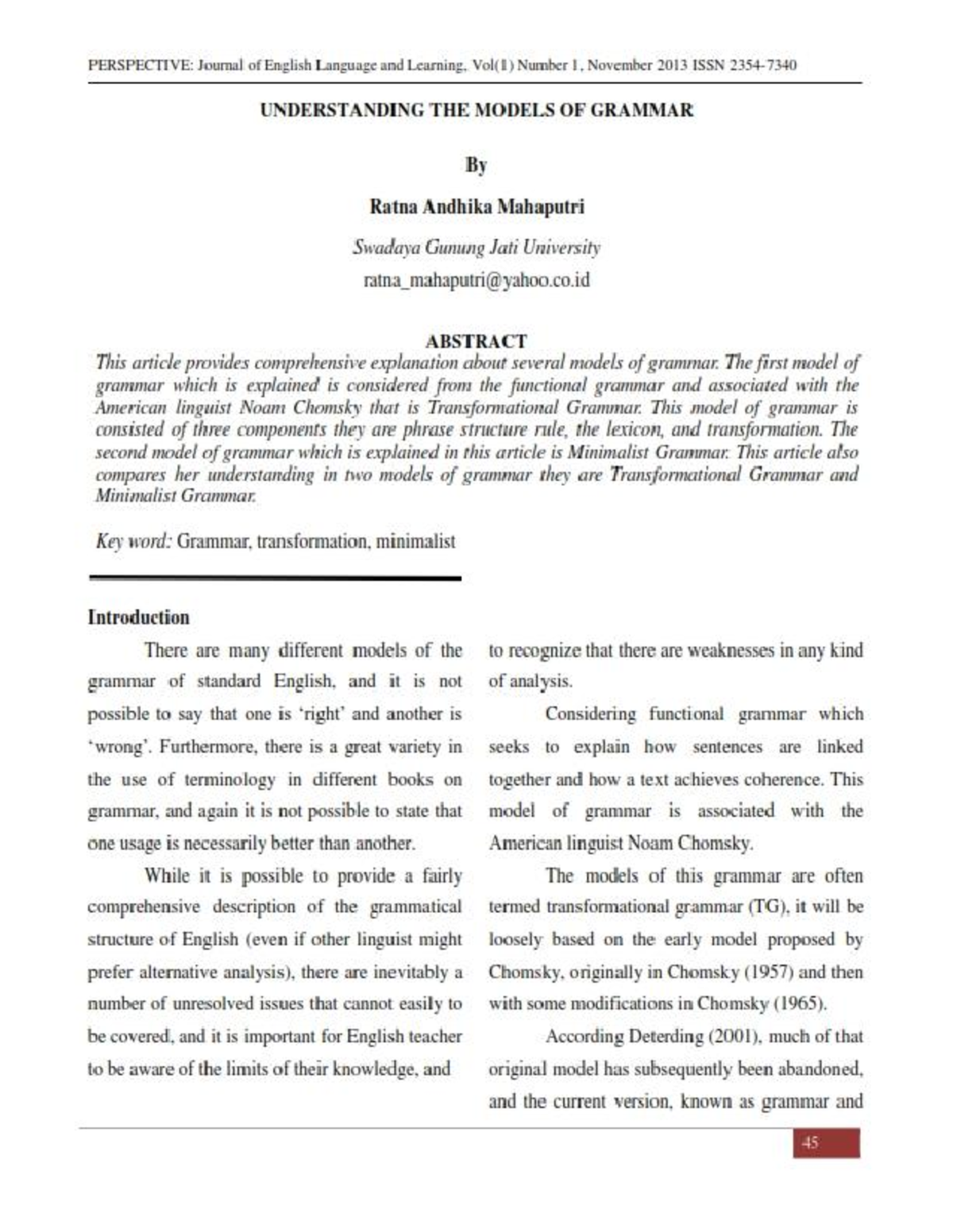 4532 - It expounds the complexity of English Grammar and solve the ...