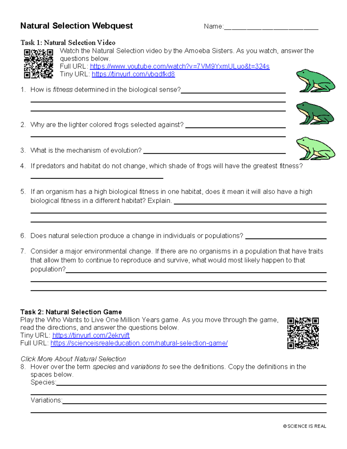 Annotated-Evolution%20Webquest - Natural Selection Webquest Name:_________________________ Task ...