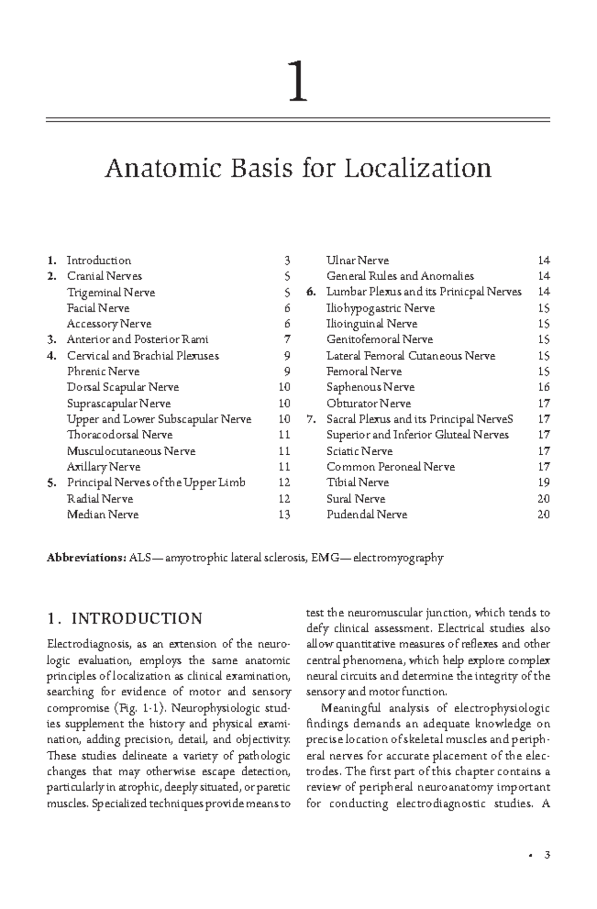 Anatomic Basis for Localization in Electrodiagnosis (NEURO 101) - Studocu