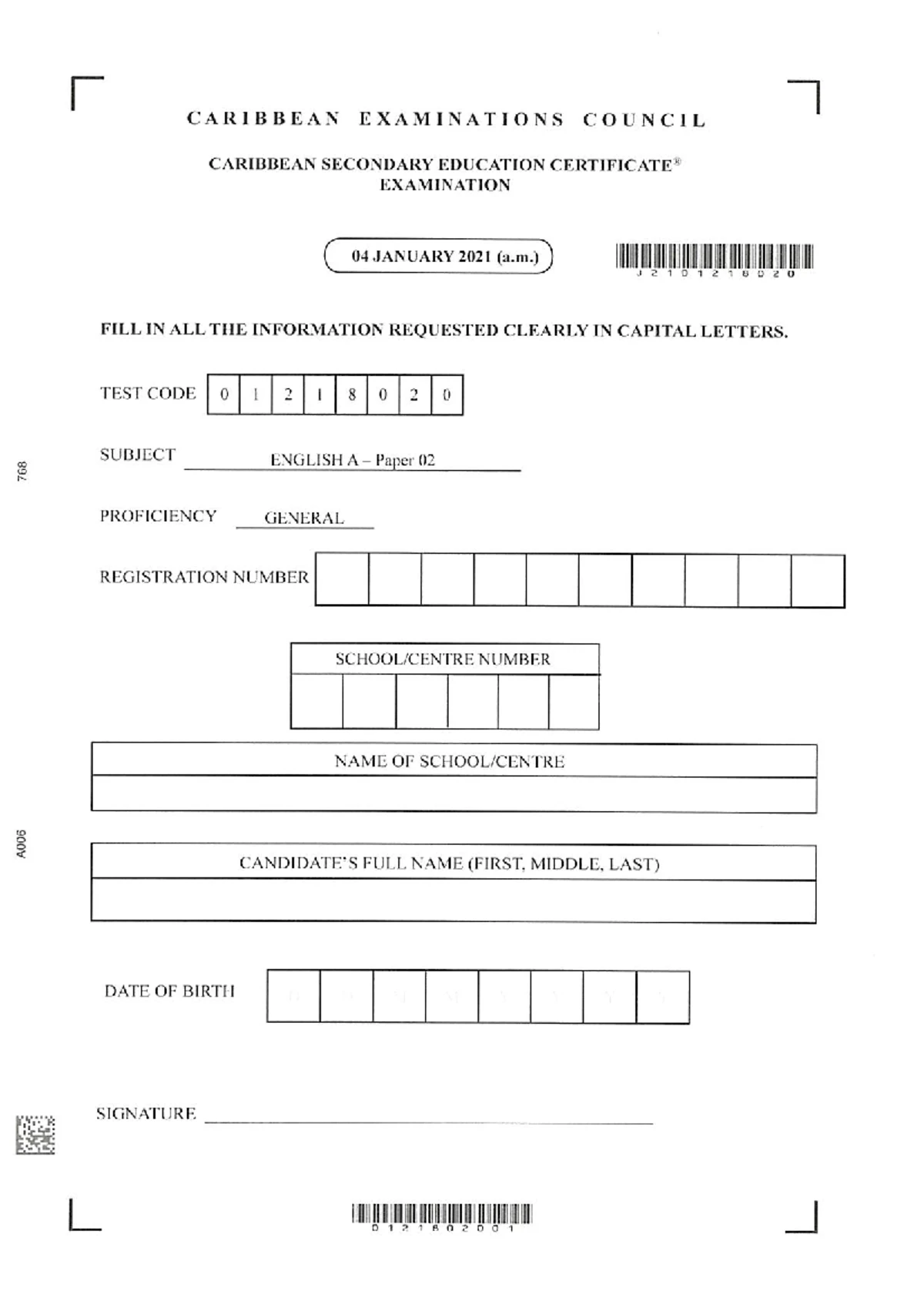CSEC English A January 2024 Paper 2 Exam Guide and Summary Analysis ...