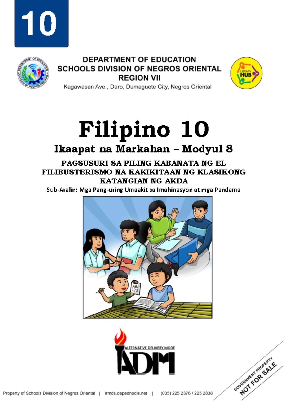 Filipino 10 Module 4 Quarter 1 Edited - 10 Filipino Unang Markahan ...